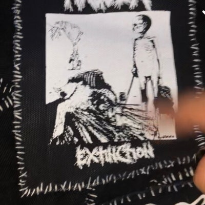 Grindcore Anti-music Patch Screen Printed Punk Metal Grindcore Patch - Etsy