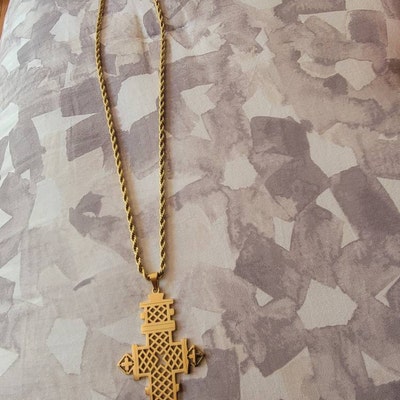 Ethiopian Traditional Cross Necklace - Etsy