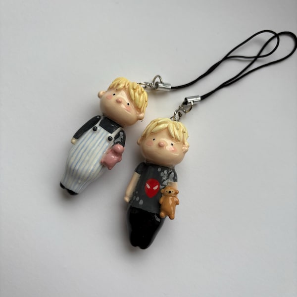 Handmade Painted Cute Quirky Clay Animal Figurines / Animal Ornaments ...