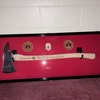 Firefighter Fireman Axe Display Case Cabinet Fire Department Medals ...