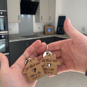 Personalised New Home Gift Our First Home House Shaped - Etsy