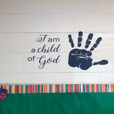 Christian Wall Decal Kids, Religious Vinyl Decal, Vinyl Sticker, Vinyl ...