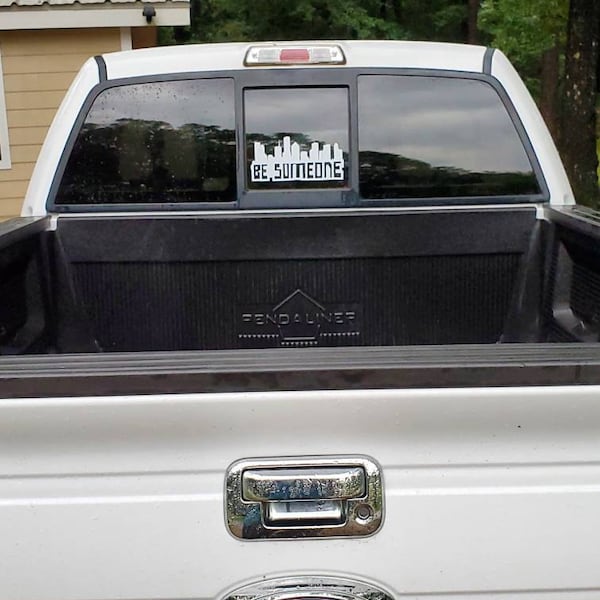 BE SOMEONE Houston Skyline I-45 Graffiti Window Decal Sticker - Etsy