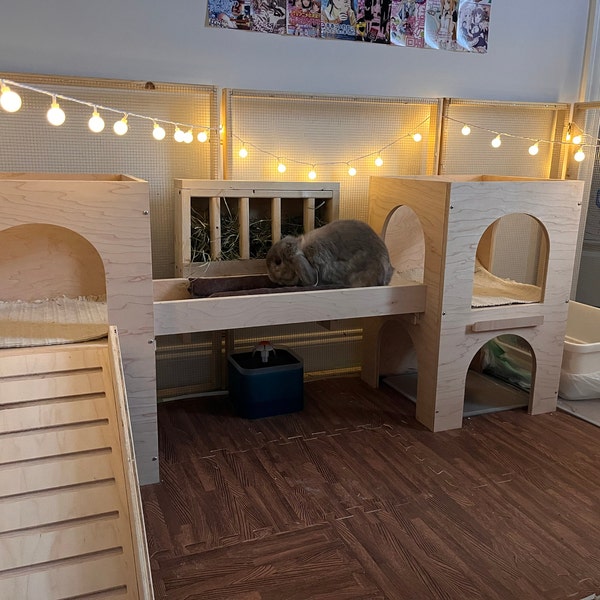 Large Complete Bunny Castle - Etsy