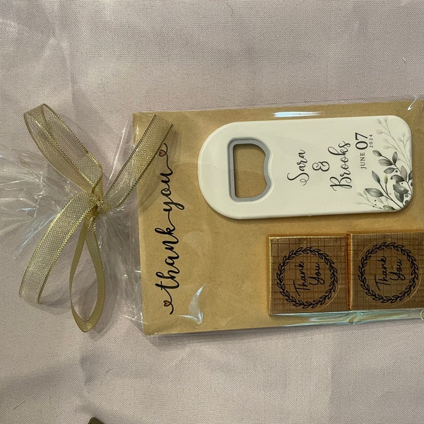 Wedding Favor Magnet With Gift Pack and Chocolate, Wedding Gift Pack ...
