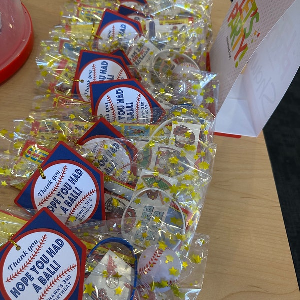 Baseball Party Favor, Baseball Party Favor Tag, Baseball Baby Shower ...