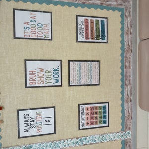 Boho Math Classroom Posters, Classroom Decor, Classroom Posters, Math ...