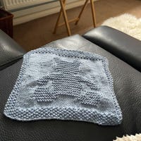 Knitting Pattern for Dolphin Dishcloth or Blanket Square - Etsy New Zealand