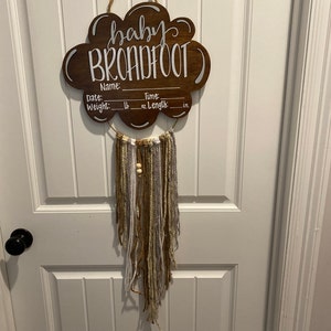 Newborn Baby Birth Announcement Hospital Sign Baby | Etsy