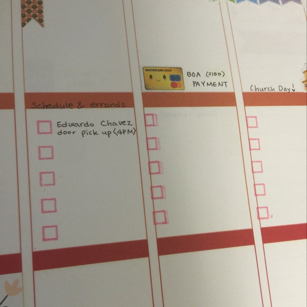 Planner Stamp, to Do List, to Do Stamp, Check List Stamp, List Stamp ...