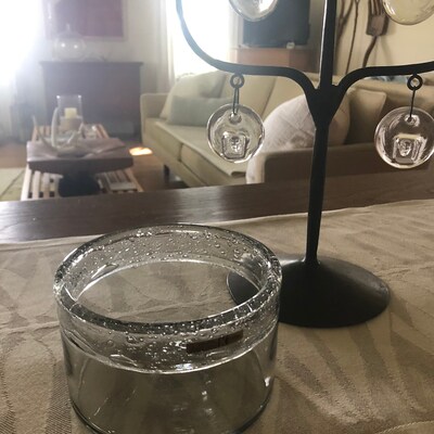 Vicke Lindstrand, Yellow Stoneware Vase Teardrop Pattern Upsala Ekeby ...