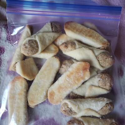 2 Dozen Clothespin Cookies, Mini Creamhorns, Ladyfingers, Ladylocks ...