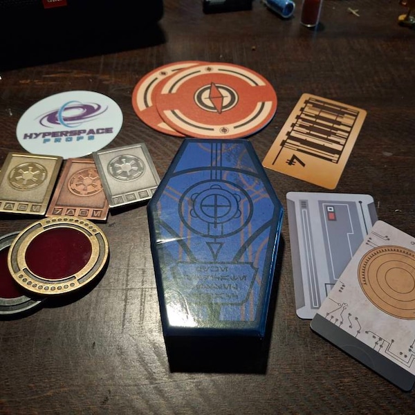 Sabacc Credit Set Star Wars Gift Poker Chips Costume Prop Card Game ...