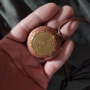 Orgone Orgonite® All-powerful Gold Coaster, Drink Charger, Water ...