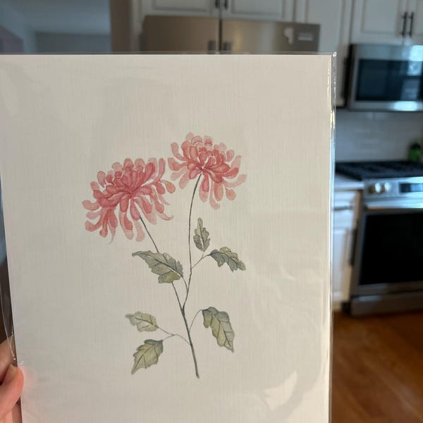 Watercolor Birth Month Flower Prints Floral Garden Collage - Etsy