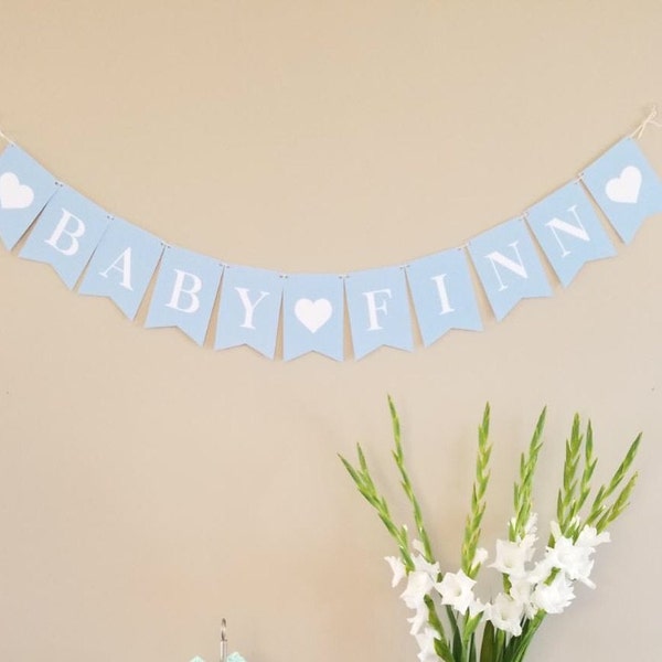 Baby Blue Printable PDF Banner,printable Alphabet Letter Banner ...