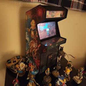 Retro Arcade Desk Top Organizer Arcade Cabinet Business Card - Etsy