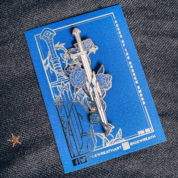 Roses of the Broken Sword | 80mm Enamel Pin - Etsy