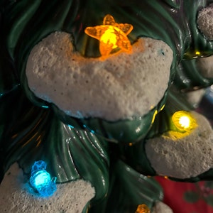 QTY 200 Plastic Ceramic Christmas Tree Bulbs-large Pin Lights-orange - Etsy