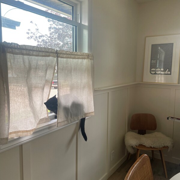 2 Vintage 16 to 24 Extendable French Paris Brass Cafe Rods 4 New Fixing ...