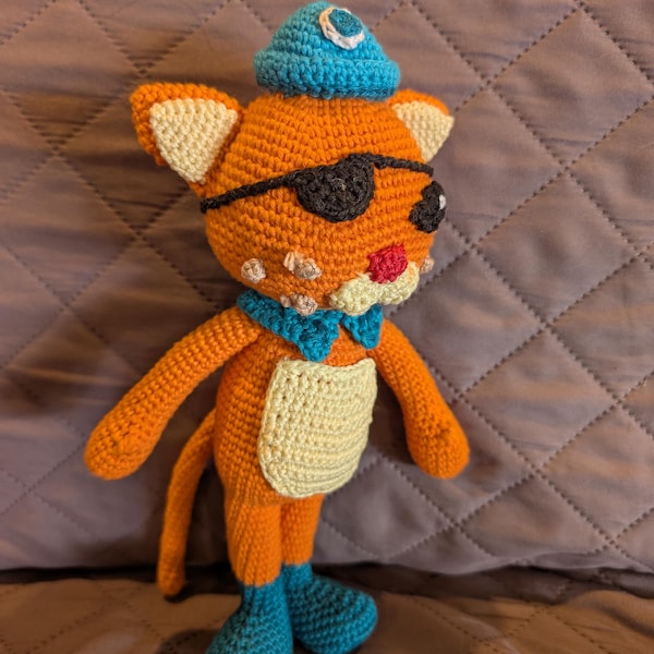 Octonauts Crochet Pattern Bundle: Captain Barnacles, Kwazii, Peso ...