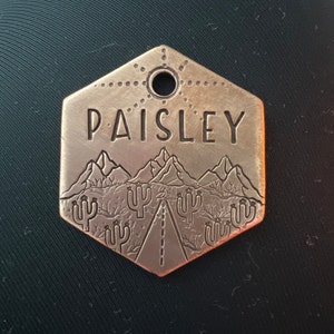 Dog Tag Oak Leaf Dog Tags for Dogs Personalized Dog Tag - Etsy