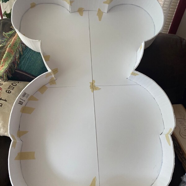 1ft-5ft Mosaic Teddy Bear From Balloons PDF Files Baby Shower Mosaic - Etsy