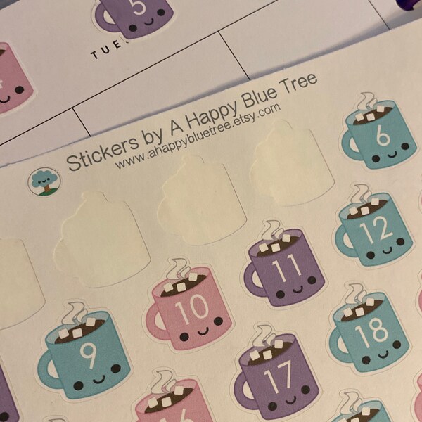 Happy Hot Chocolate Date Dots Covers Vertical or Horizontal Erin ...