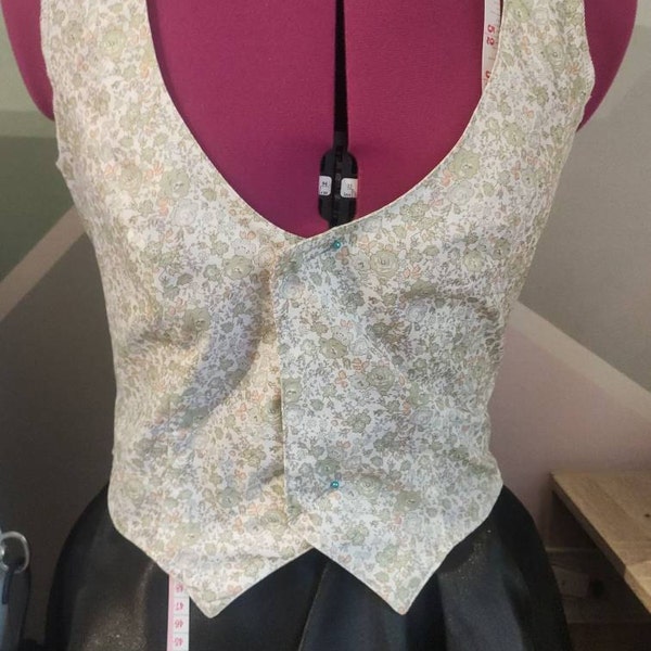 Vest Pattern, XS- XXXL, Sewing Pattern PDF, Women Vest Pattern ...