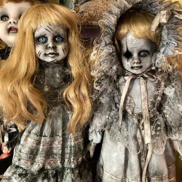 Odd Old Fashioned Doll With Wonky Eyes Spooky Doll Weird Doll Macabre ...