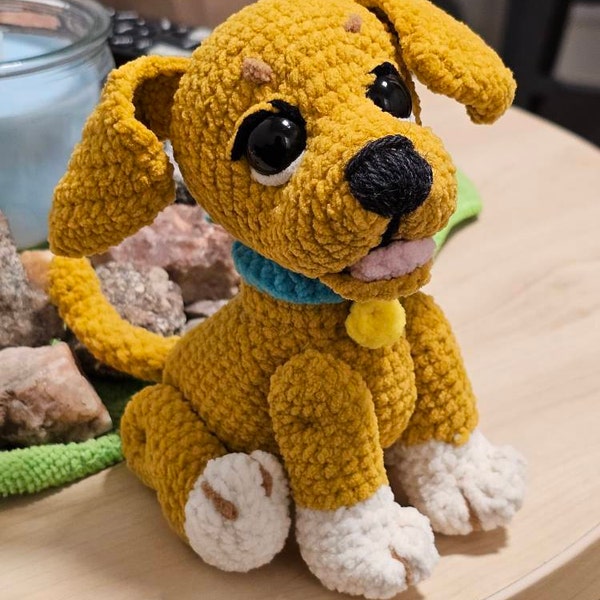Crochet Labrador Dog Pattern, Golden Retriever, Dog Amigurumi, Plush ...