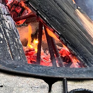 Vertical Fire Pit Stand Small Trivet Dutch Oven Stand - Etsy