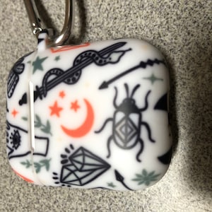 Airpods Case 1st / 2nd Gen Cute Skull Emo Print Pattern - Etsy