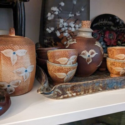 Small Rectangular Soapstone Sculpture With Faces Totem Carving Signed ...