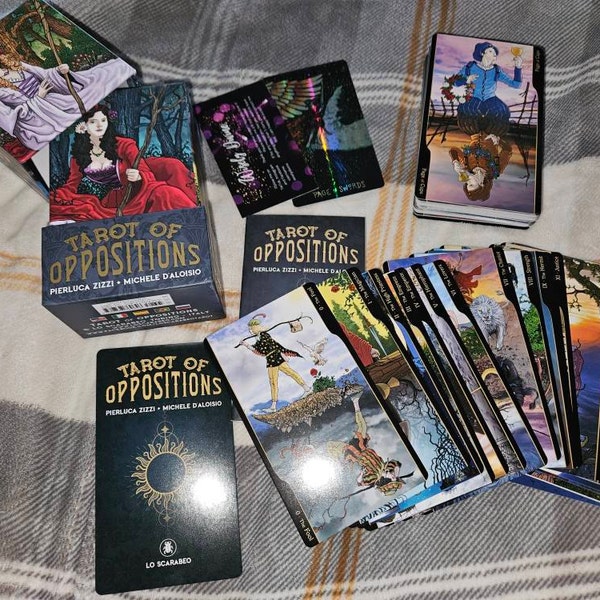 Mystic Palette Tarot Card Deck With Physical Illustrated Color ...