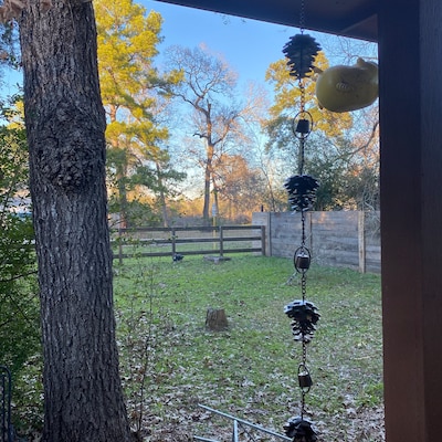 Wagon Wheel Clamp Wind Spinner, Wind Spinners, Garden Decor, Landscape ...