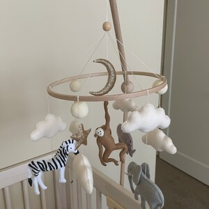 Neutral Baby Mobile Starry Night Baby Mobile Baby Crib - Etsy