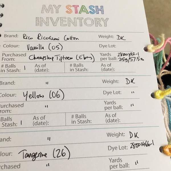 WIP Cards Work in Progress Crochet, Knitting, Quilting, Craft - Etsy