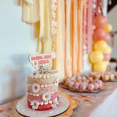 Checkered Number Cake Topper Acrylic Cake Topper - Etsy