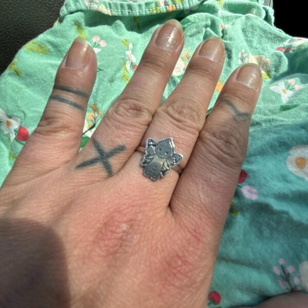 Chibi Mothman Ring Cryptid Jewelry Cute Moth Ring - Etsy