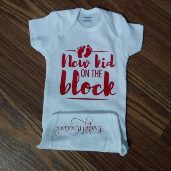 New Kid on the Block Cut File, Newborn Baby Svg, Baby Cuttable File for ...