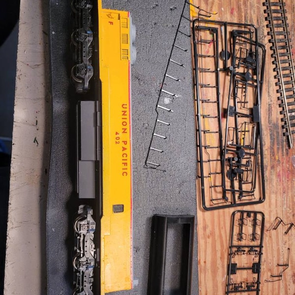 HO Scale Union Pacific MOW Cab Car Kit - Etsy