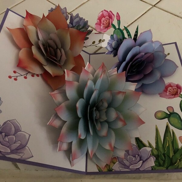 Fluttering Bee Bloom: 3D Bee Pop-up Greeting Card Ideal for Any ...