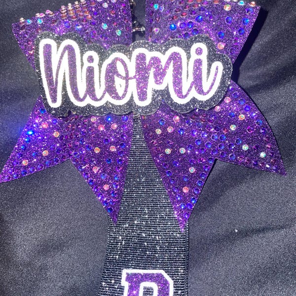 Pink Rhinestone Cheer Pin Me Ribbon - Etsy