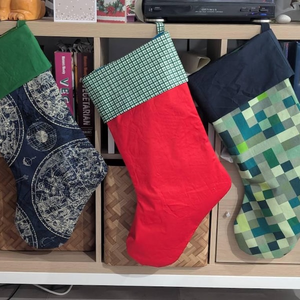Christmas Stocking Sewing Pattern | PDF Pattern | DIY Christmas Craft ...