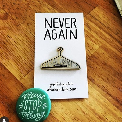 Legal Abortion Saves Lives Pin Pro-choice Reproductive Rights Feminism ...