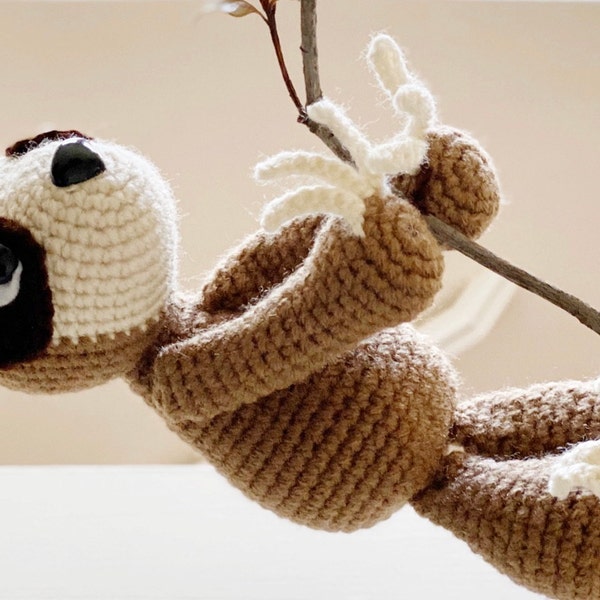 Sloth Crochet Pattern, Crochet Sloth, Sloth, Crochet Pattern, Sloth ...