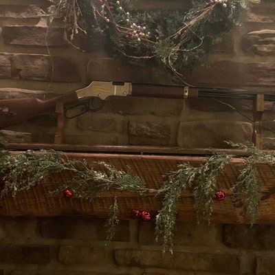 Mantle Style Gun Display Rack for Shotgun - Etsy