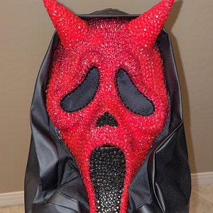 Bedazzled Ghostface Mask Customize - Etsy