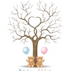 Custom Flower Family Tree Wall Art, Grandma's Garden Print, Watercolor ...
